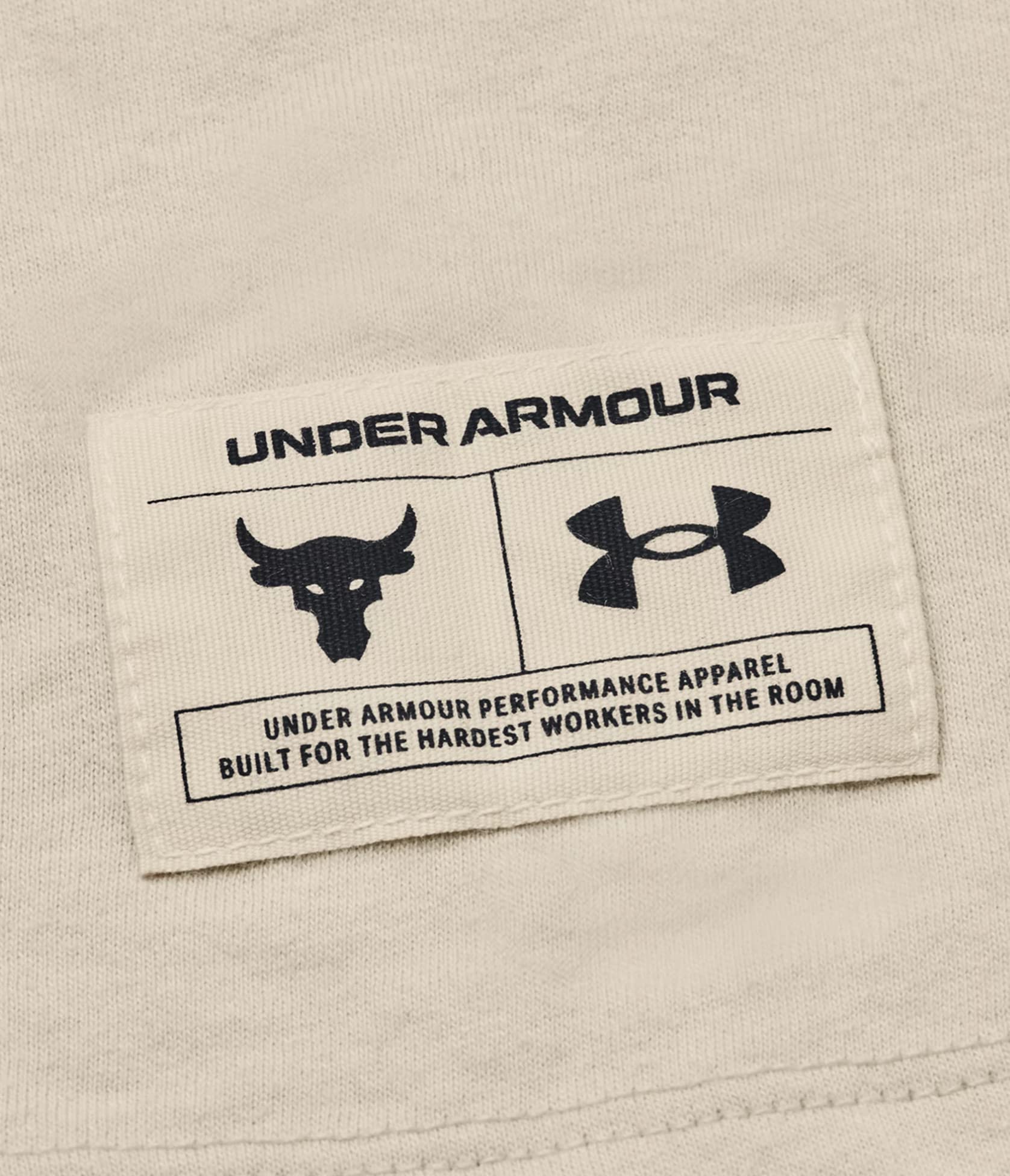 Under Armour Women's T-Shirt Cotton/Polyester Blend Project Rock Collection (Summit White/Black - 110, Medium)
