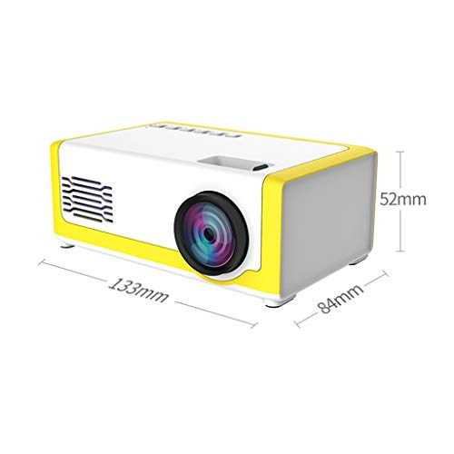 ZYZMH Portable Movie Projector, Video Games, Full HD Picture, LCD Home Cinema Projector Media Player