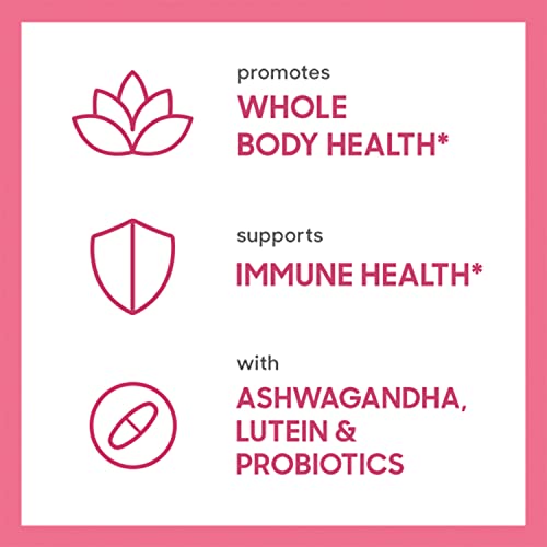 Rainbow Light Womens One High-Potency Daily Multivitamin, Womens Multivitamin Provides High-Potency Immune Support, With Vitamin C, Biotin and Ashwagandha, Vegetarian, 60 Count