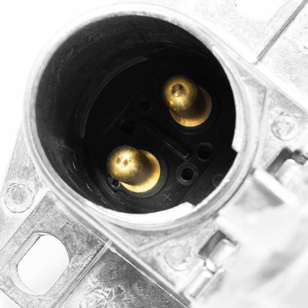 Pro Trucking Products 2 Way Wiring Connector Plug with Spring Guard, 200 Amp Capacity, 4 Gauge Cable and 2 Way Wiring Connector Socket, 200 Amp Capacity, 4 Gauge Cable