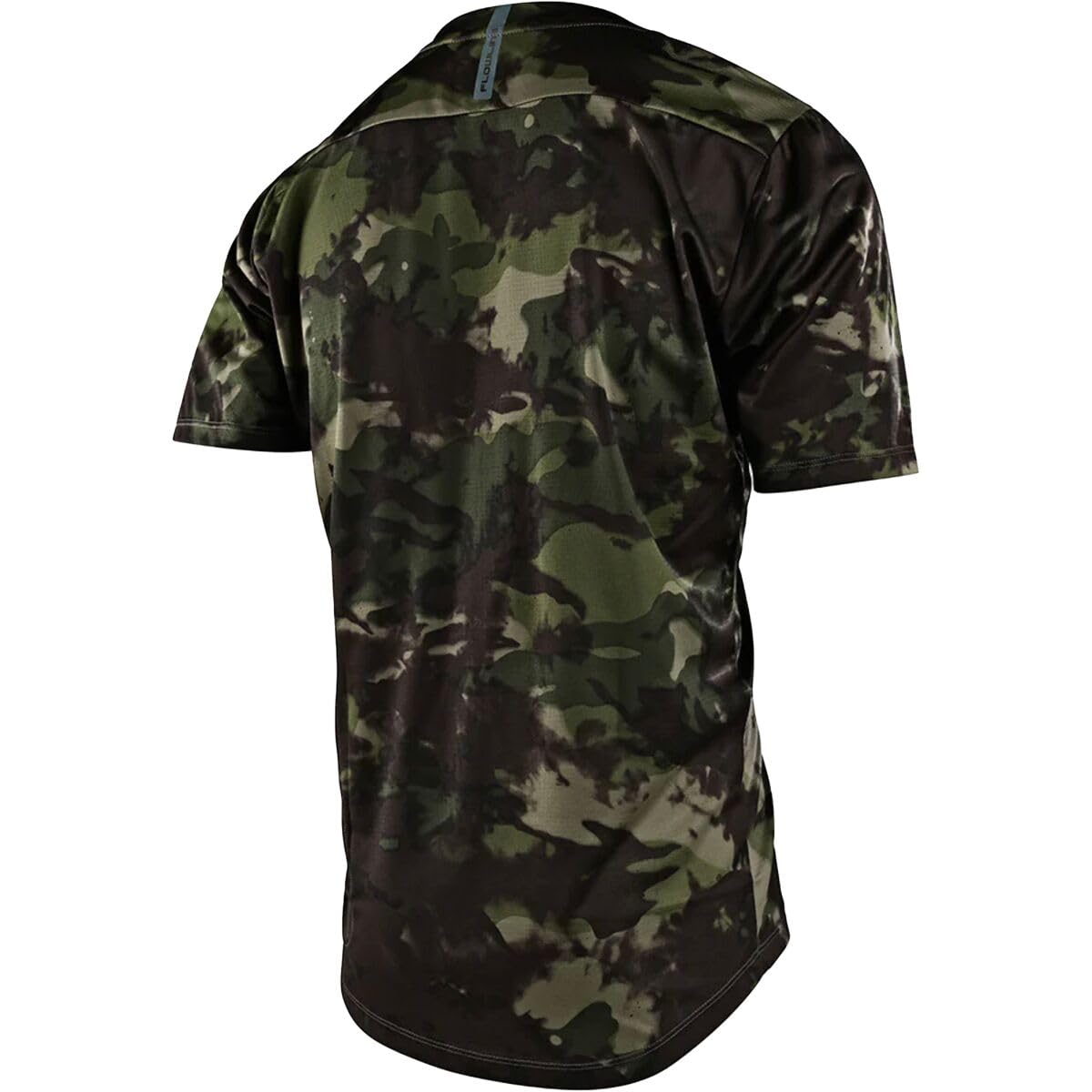 Troy Lee Designs Cycling MTB Bicycle Mountain Bike Jersey Shirt for Men, Flowline SS (Covert Army Green, L)