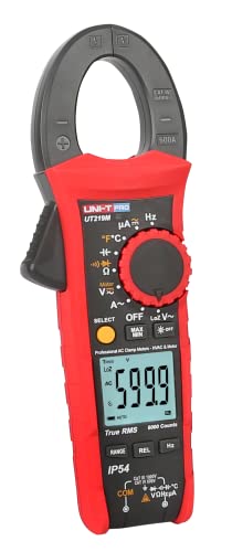UNI-T UT219M Professional Digital Pliers Gauge Portable Digital Pliers Meter by UNI-T True RMS IP54 Waterproof Voltage Current Measure