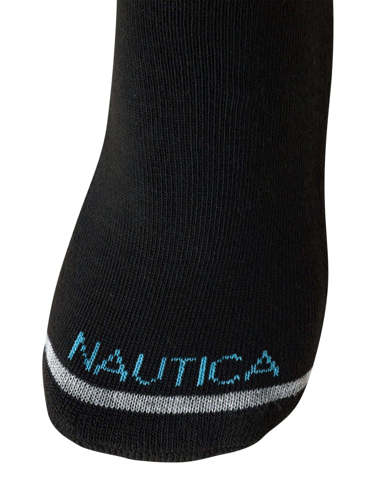 Nautica Women's Athletic Socks - Cushioned Low Cut Ankle Socks (12 Pack), Size 4-10, White Multi