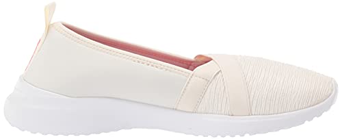 PUMA Women's Adelina Sneaker, Ivory Glow-Paradise Pink White, 8