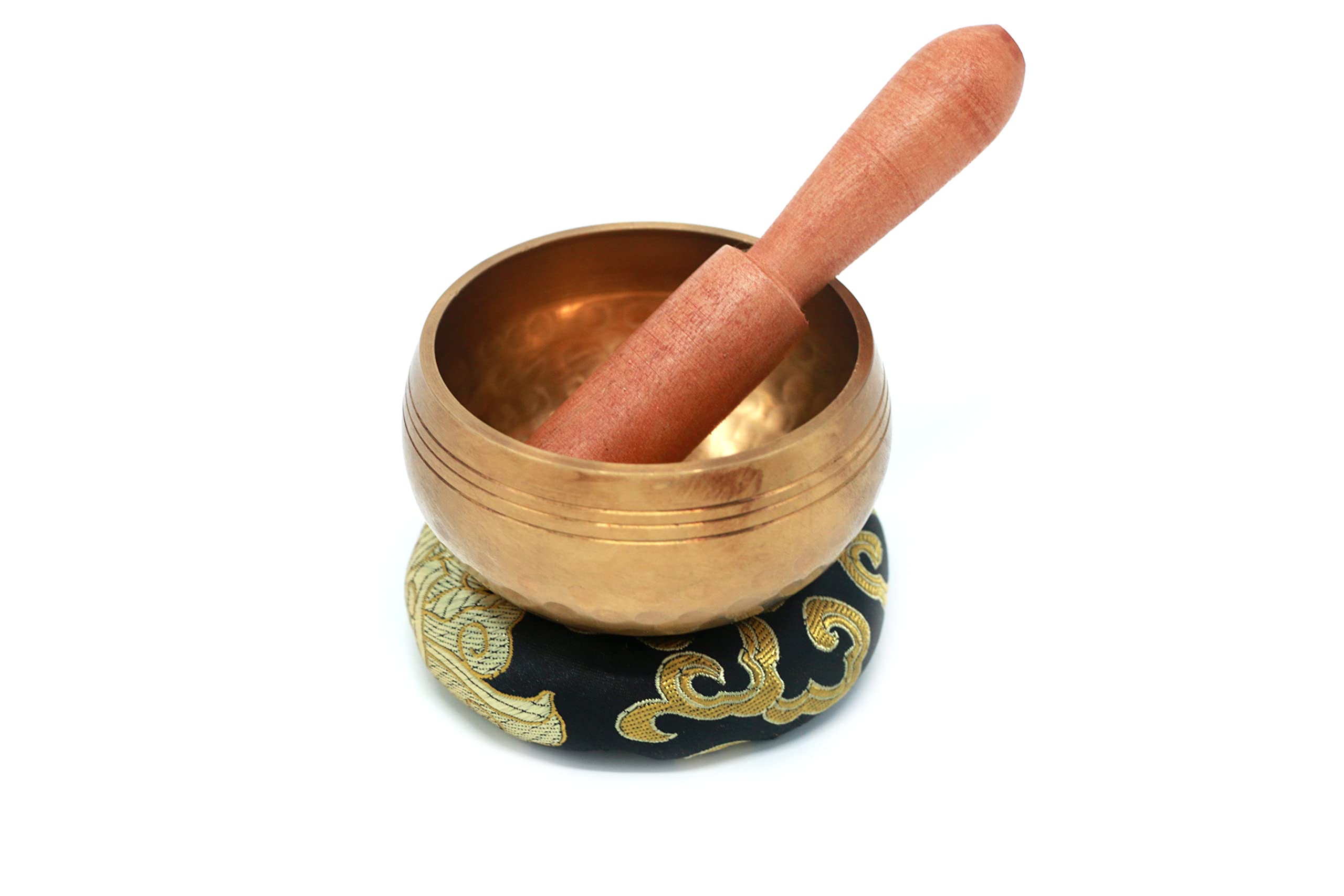 Tibetan Singing Bowls Set,Meditation Sound Bowl for Yoga,Mindfulness,Healing,Stress Relief,Handcrafted in Nepal(3.1Inch)