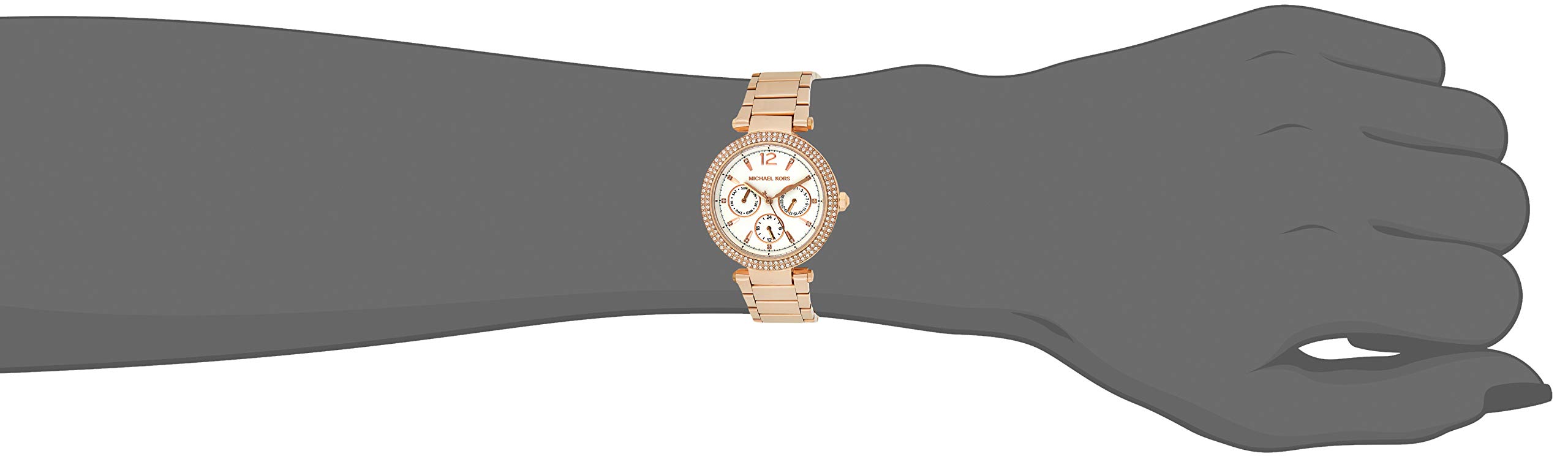 Michael Kors Women's Parker Rose Gold Tone Stainless Steel Watch MK5781