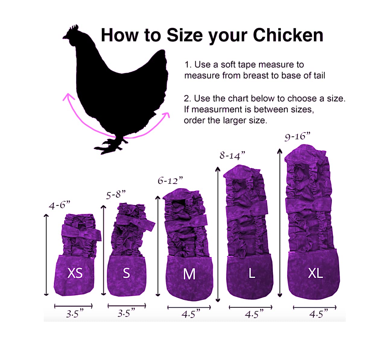 Washable Chicken Diapers for Hens or Roosters - Fashionable Nappy - Pet Chicken Diaper (Fall Bounty, Small)