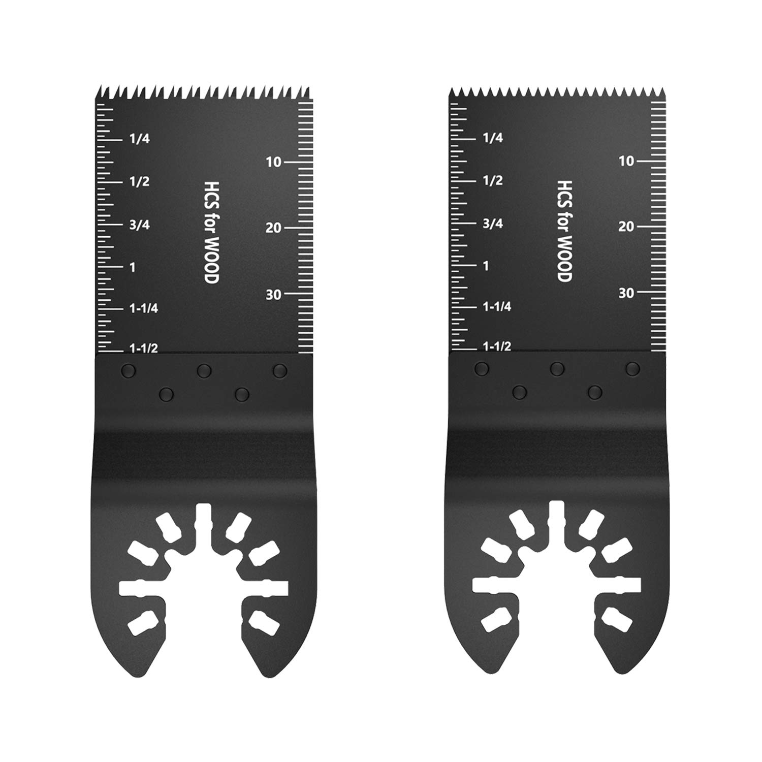 ODOMY 60 PCS Wood/Bi-Metal Universal Oscillating Multitool Quick Release Saw Blades Japan Tooth for Bosch, Craftsman, Fein, Ridgid, Tch, Makita