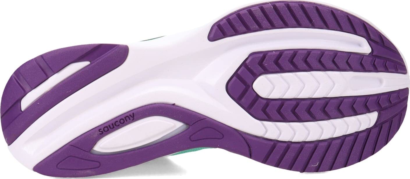 Saucony Women's Guide 15 Road Running Shoe, Cool Mint/Acid, 9.5 Wide
