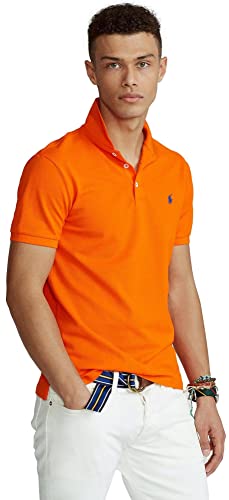 Polo Ralph Lauren Men's Classic Fit Mesh Polo Shirt (X-Large, Royal Blue (Light Blue Pony))