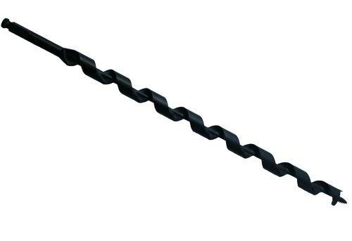 Wood Owl 24" Long Deep Cut Utility Ship Auger Boring Bits Single Flute Single Spur PTFE Coated (7/8" x 24" 01011)