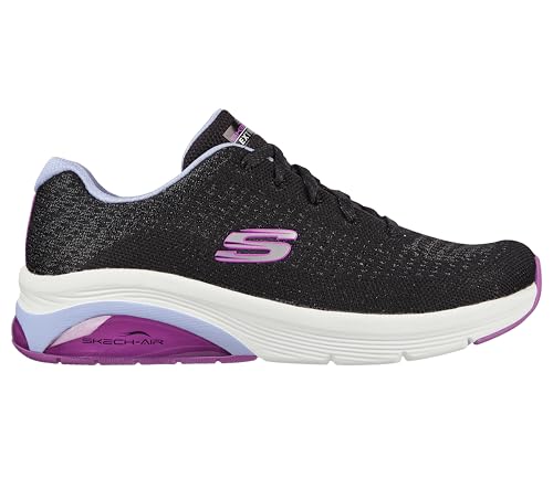 Skechers Womens/Ladies Skech-Air Extreme 2.0 Classic Vibe Sneakers (8) (Black/Lavender)
