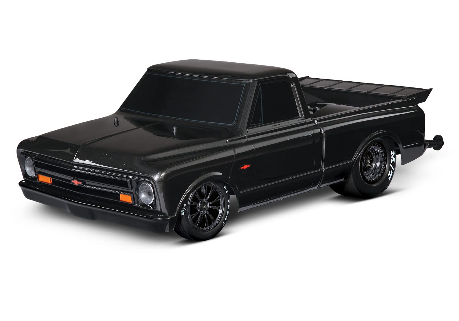 Traxxas 1/10 scale Drag Slash, Black, Fully assembled, Ready-to-Race® with TQi™ 2.4GHz Radio System, Stability Management®, and Velineon Brushless Power System