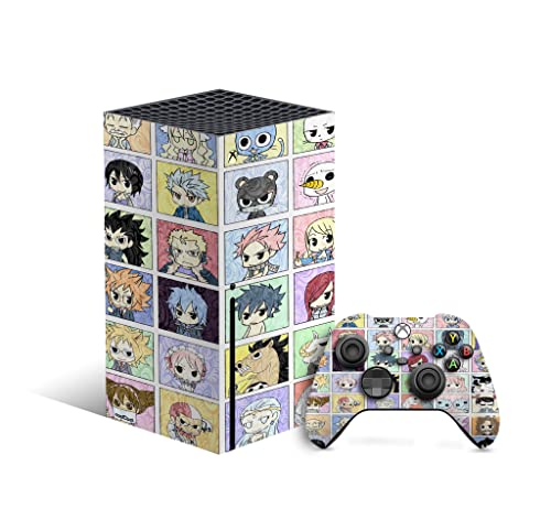 The Son Of Dragon Anime X-box-Series-X Console and Controller Skin Set, Skin Wrap Decal Kit