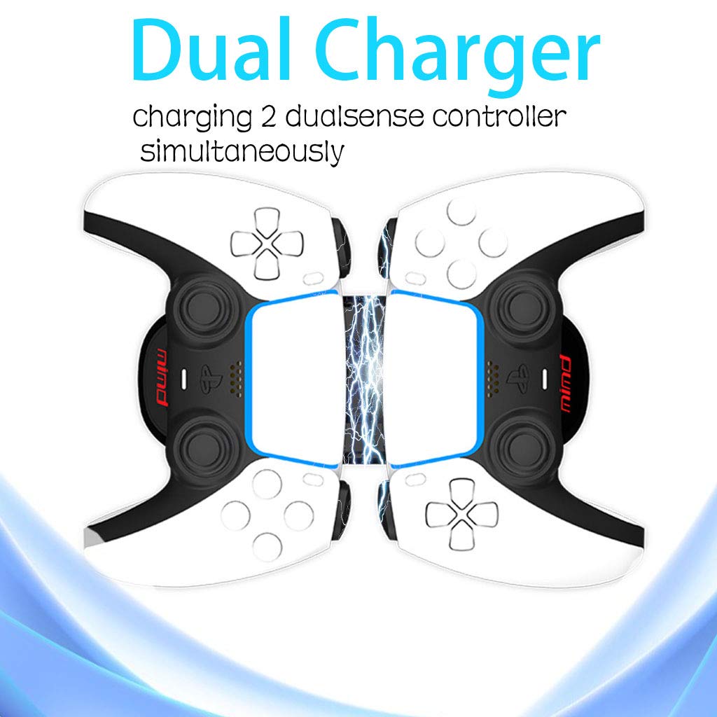 PS5 Controller Charging Station,Charging Station for PS5 Controller dualsense Controller Accessories, Charging Dock Station for Playstation 5