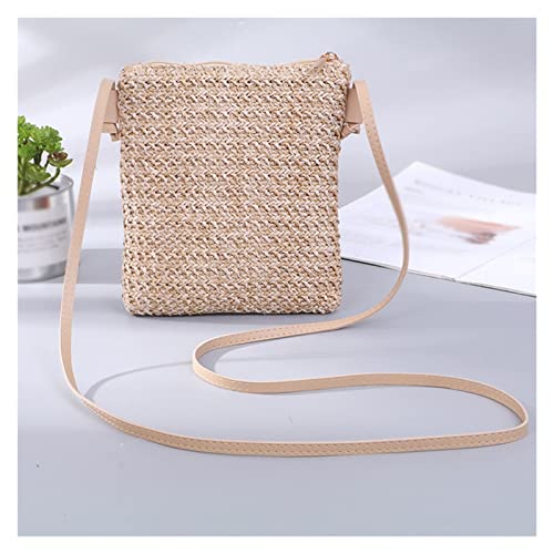 TJLSS Women's Plait Small Square Bags Shoulder Slanted Across Bag Handbag Coin Purses Summer Casual (Color : E, Size : 1)