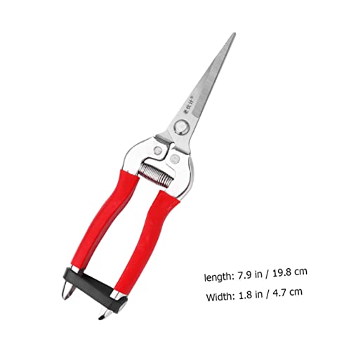 TEHAUX 2pcs Gardening Shears Multipurpose Tool Left Right Hand Scissors Pruning Shears Pruning Secateurs Scisors Tools Flowers Plants Grafting Tool Fruit Tree Clippers Stainless Steel