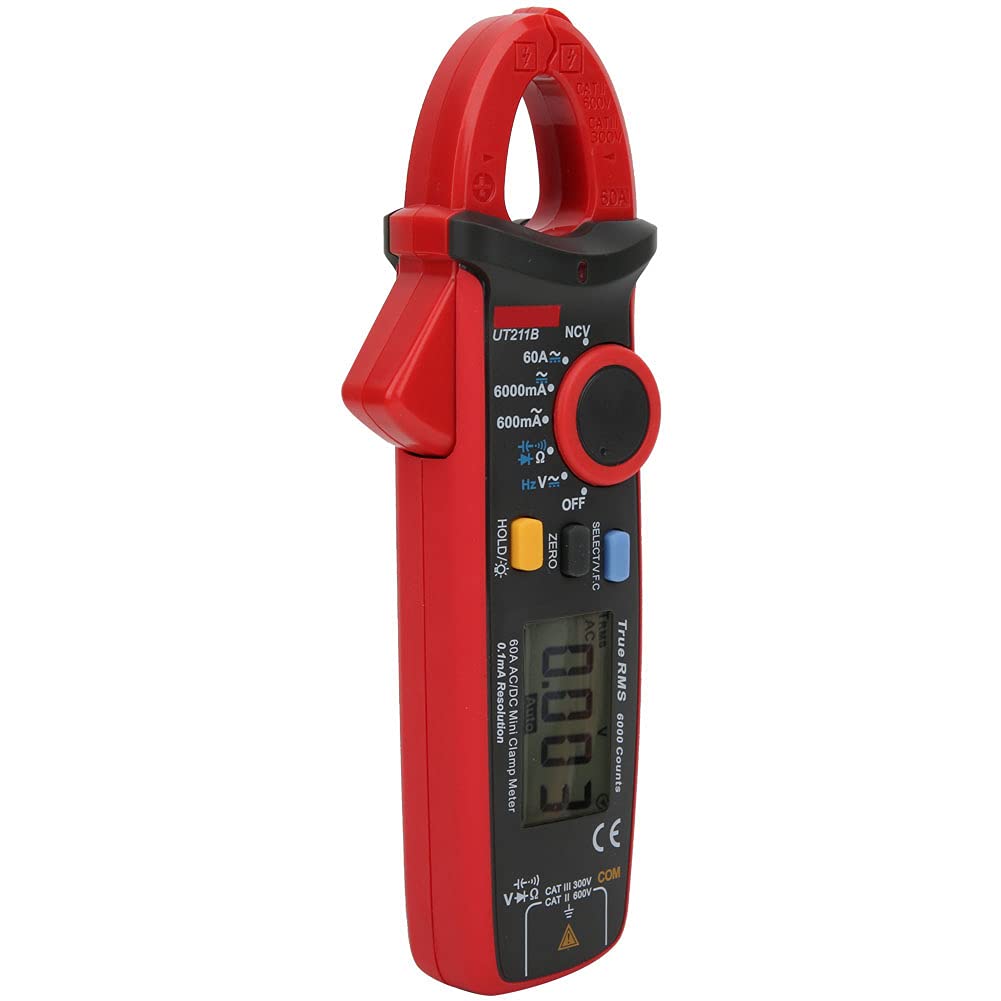 UT211B Clamp Meter Portable High Precision Multimeter True RMS AC/DC Current Mini Clamp Meters Support for VFC NCV True RMS Electriccircuittestingdevice Probadores y detectores