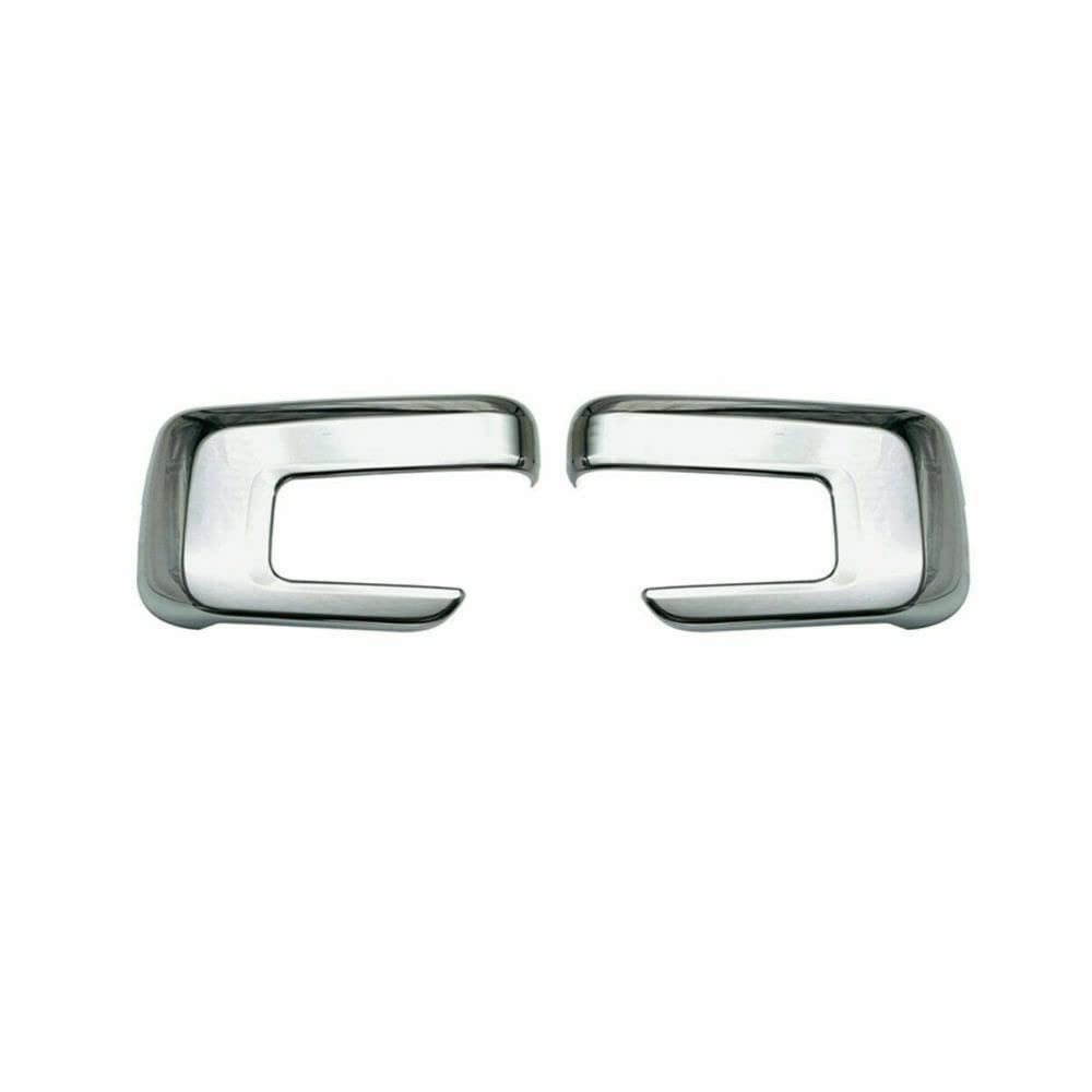 SZDEDA ABS Exterior Side Rearview Mirror Caps Cover Decorative Trim Fit for Ford F150 2021 2022 Car Accessories (Chrome)