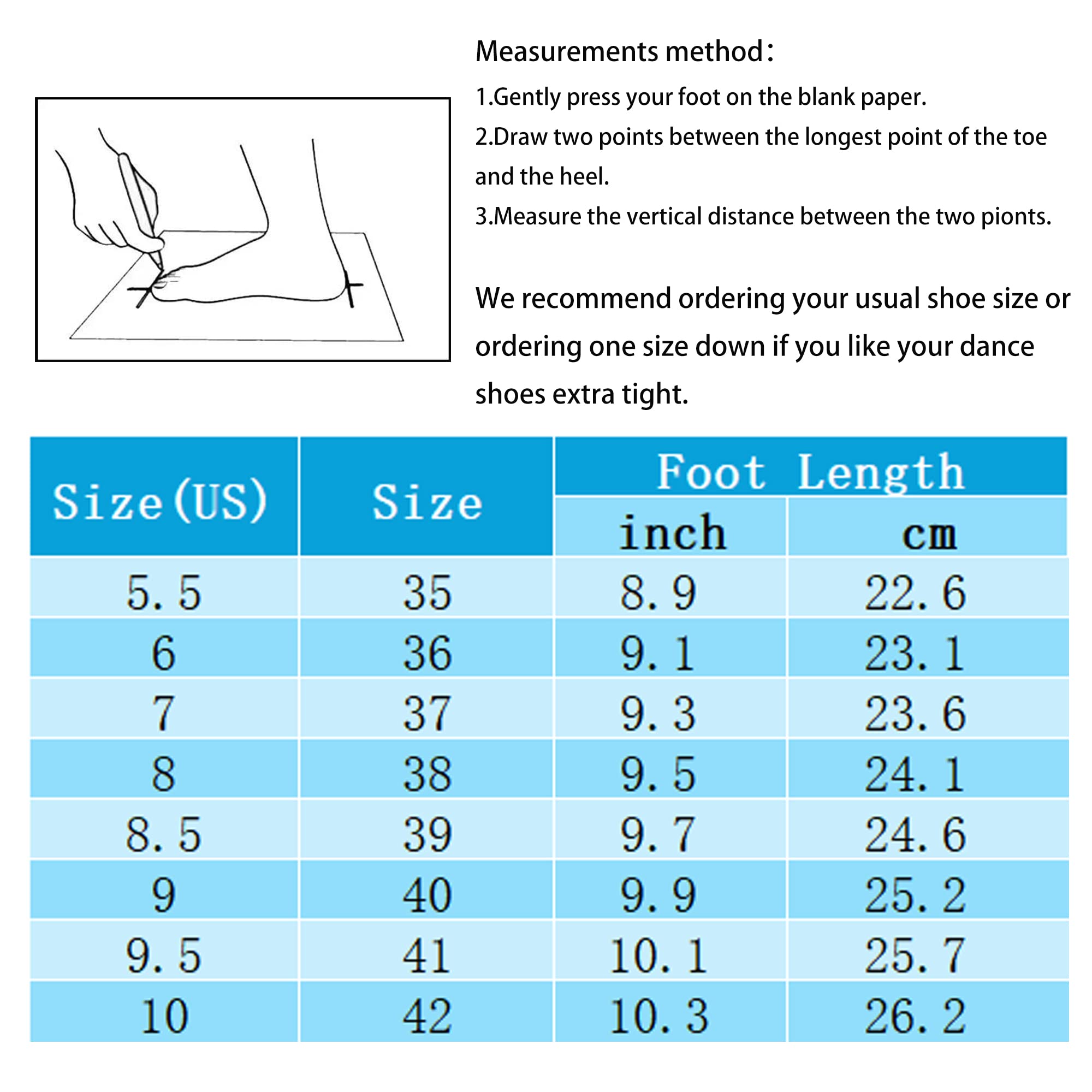 RoseMoli Women's Latin Dance Shoes Satin Professional Ballroom Salsa Practice Performance Dance Shoes Tan-2.2