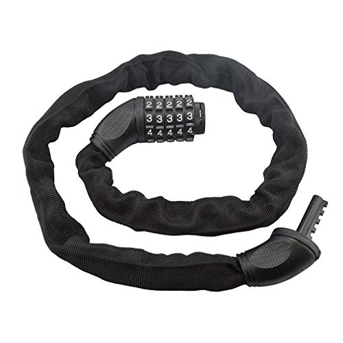 RXLLSY Bicycle Long Security Chain Lock Anti-Theft Steel Password Code Motorcycle Electric Bicycle Accessories