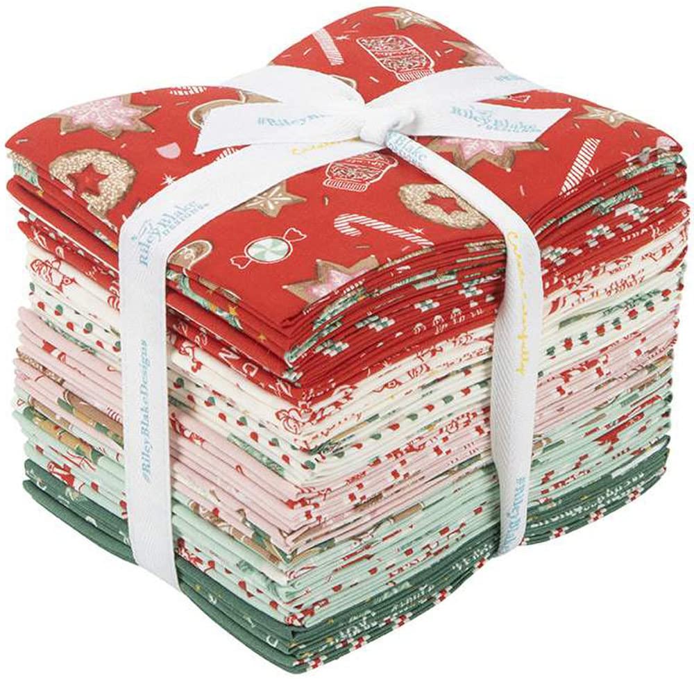 My Mind's Eye Holiday Cheer 24 Fat Quarters Riley Blake Designs FQ-13610-24
