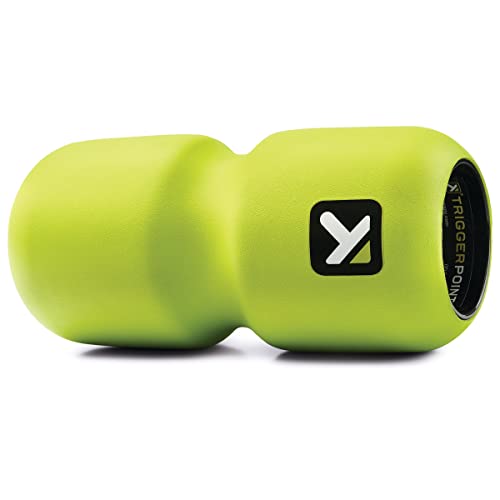 Trigger Point Performance TriggerPoint Channel Foam Roller for Exercise, Deep Tissue Massage and Muscle Recovery (13-Inch), Green