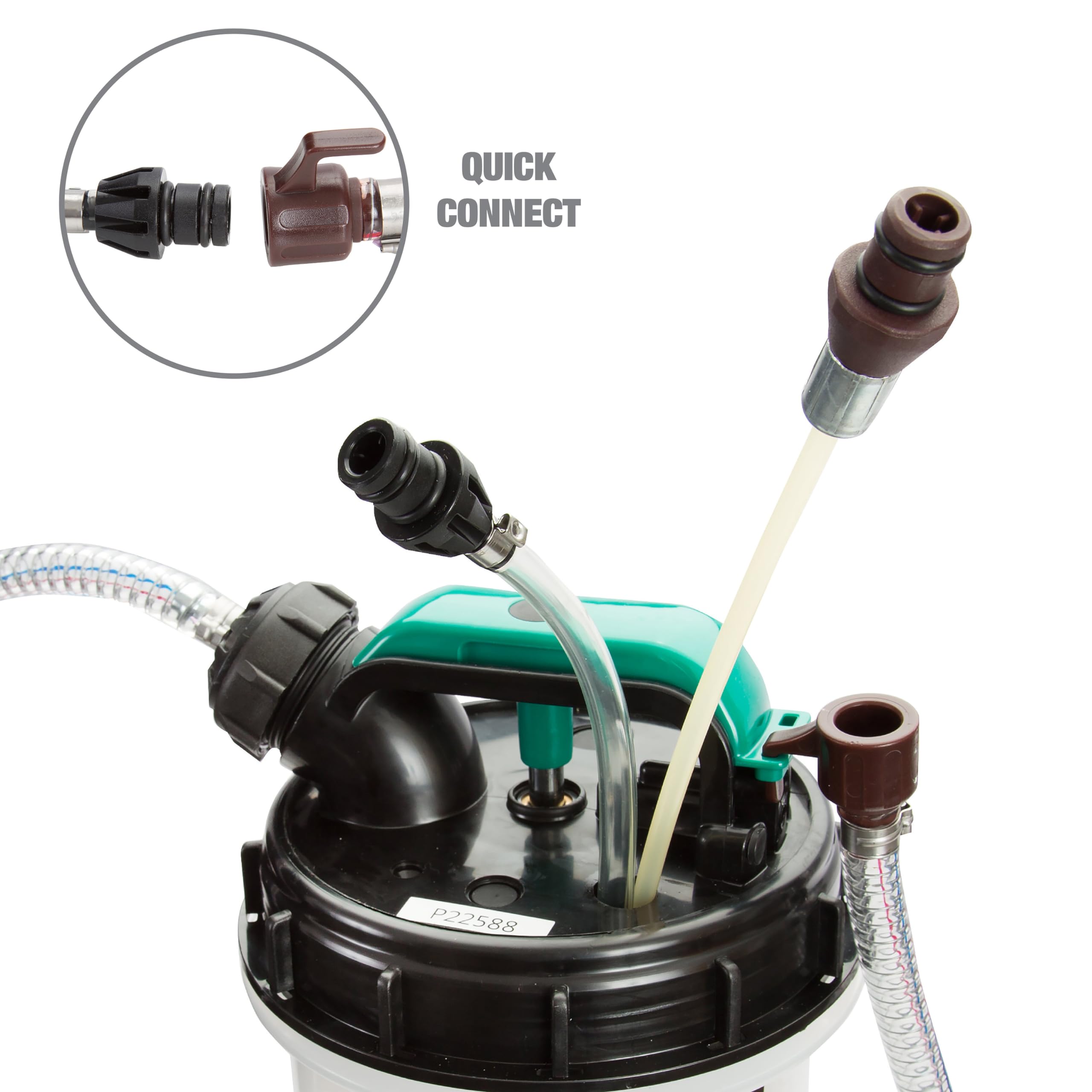 OEMTOOLS 24936 8 Quarts (2 Gallons) Manual Fluid Extractor, Oil Extractor Pump, Automotive Fluid Extractor for Various Oils and Fluids, Oil Pump Extractor