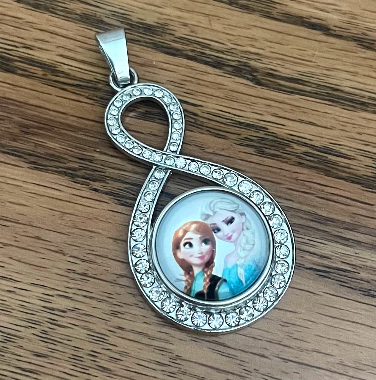 My Prime Gifts Interchangeable Snap Jewelry Pendant Rhinestone Infinity fits 18-20mm Ginger Style Charms