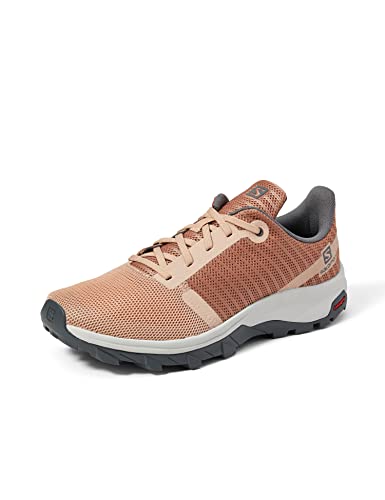 Salomon Outbound Prism Hiking Shoes for Women, Sirocco/Mocha Mousse/Alloy, 7.5