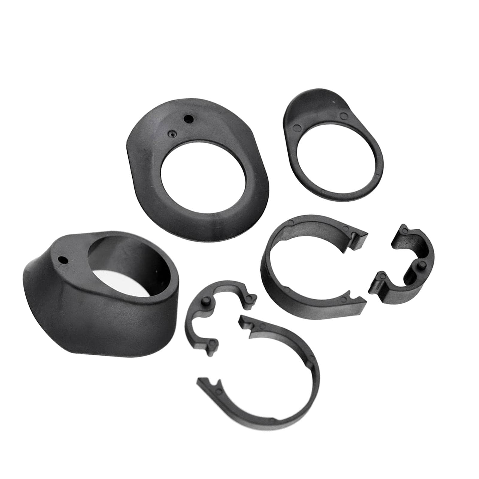 Vaveren Bike Accessories Lightweight Spacers Kit Washer Spacer Handlebar Stem Spacers Handlebar Stem Washer Black for Mountain Bike, Headset Spacer