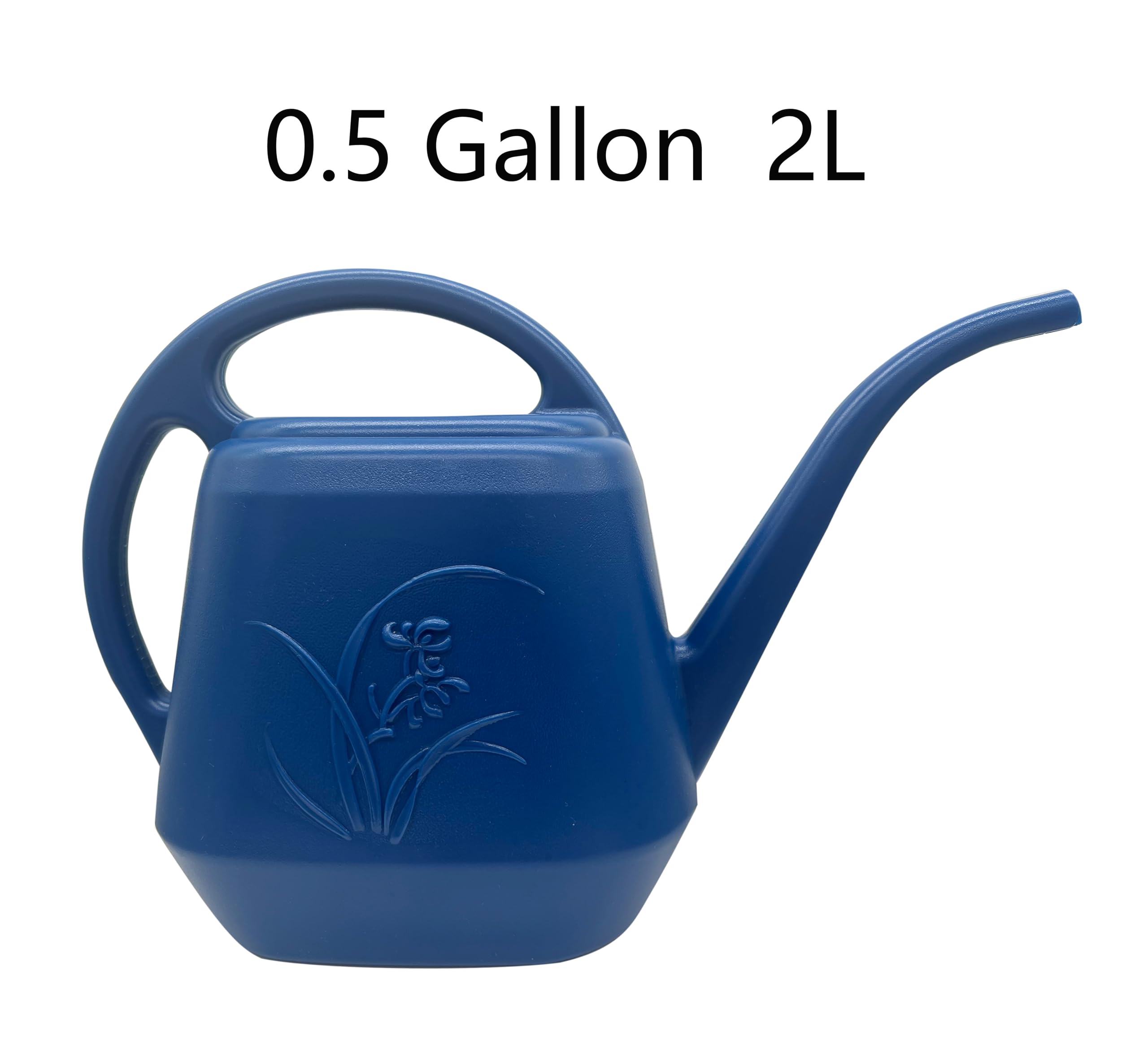 UFANME Plant Watering Can with Long Spout for Inoor and Outdoor - 1/2 Gallon - Blue