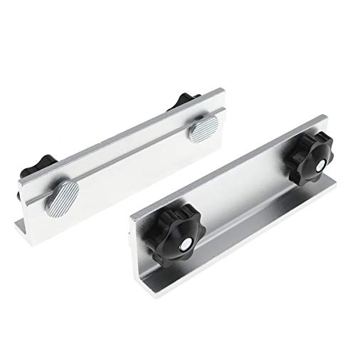 WoodWould Long Stop Kit with Knobs for 4 7 8 T Track System Woodworking Intersection Kit 2 Pack