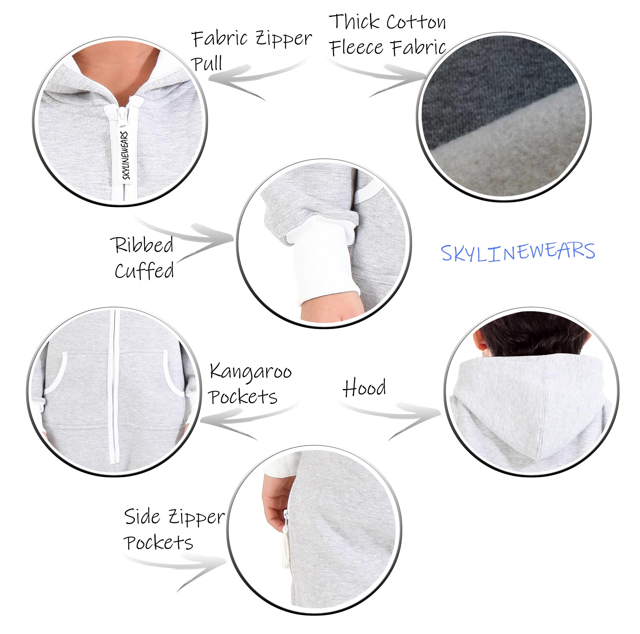 Mens Jumpsuit Non Footed Pajama Unisex One Piece Playsuit Adult Onesie With Hood Gray M
