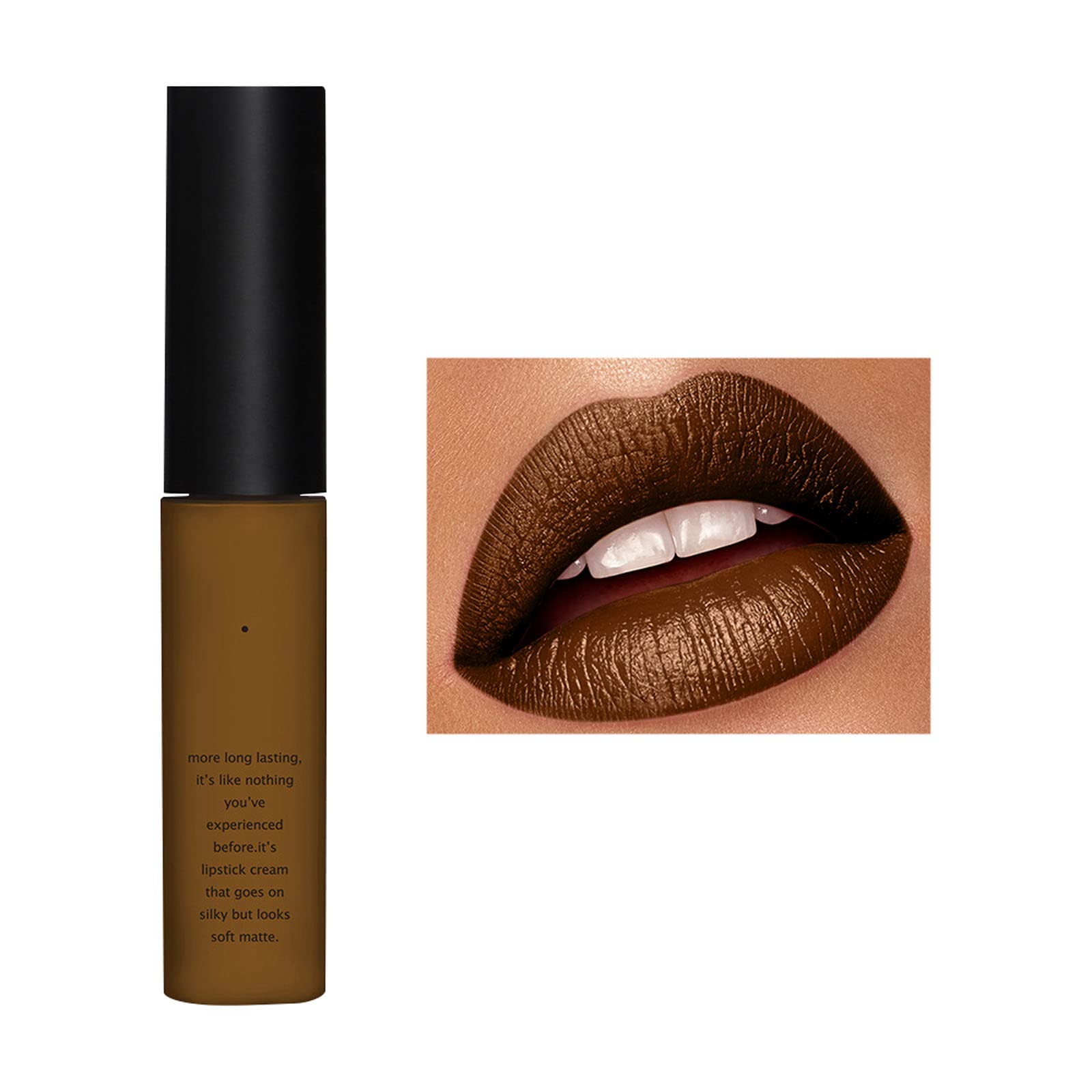 Waterproof Lipstick Women's Lipstick Portable Non Stick Cup Lasting Color Daily Use Cosmetics A Variety Of Color Options 7ml Active Teeth ning (A-J, A)