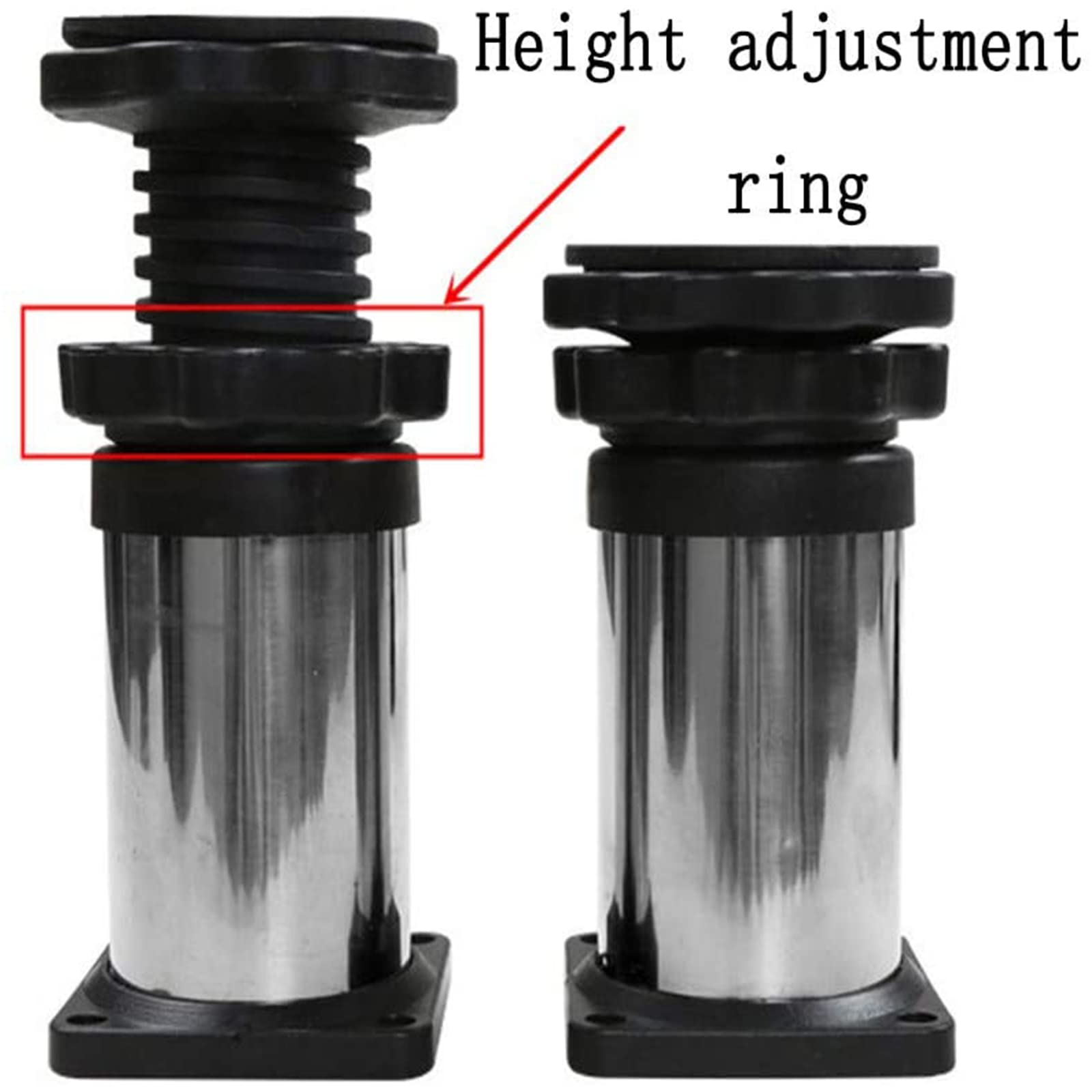 Mini Fridge Riser, 12 Strong Legs Adjustable Length and Width,Can Hold Up to 660 Lbs Washer and Dryer Base Stand, for Washing Machines Heavy Objects Etc (3-5 Days Delivery)