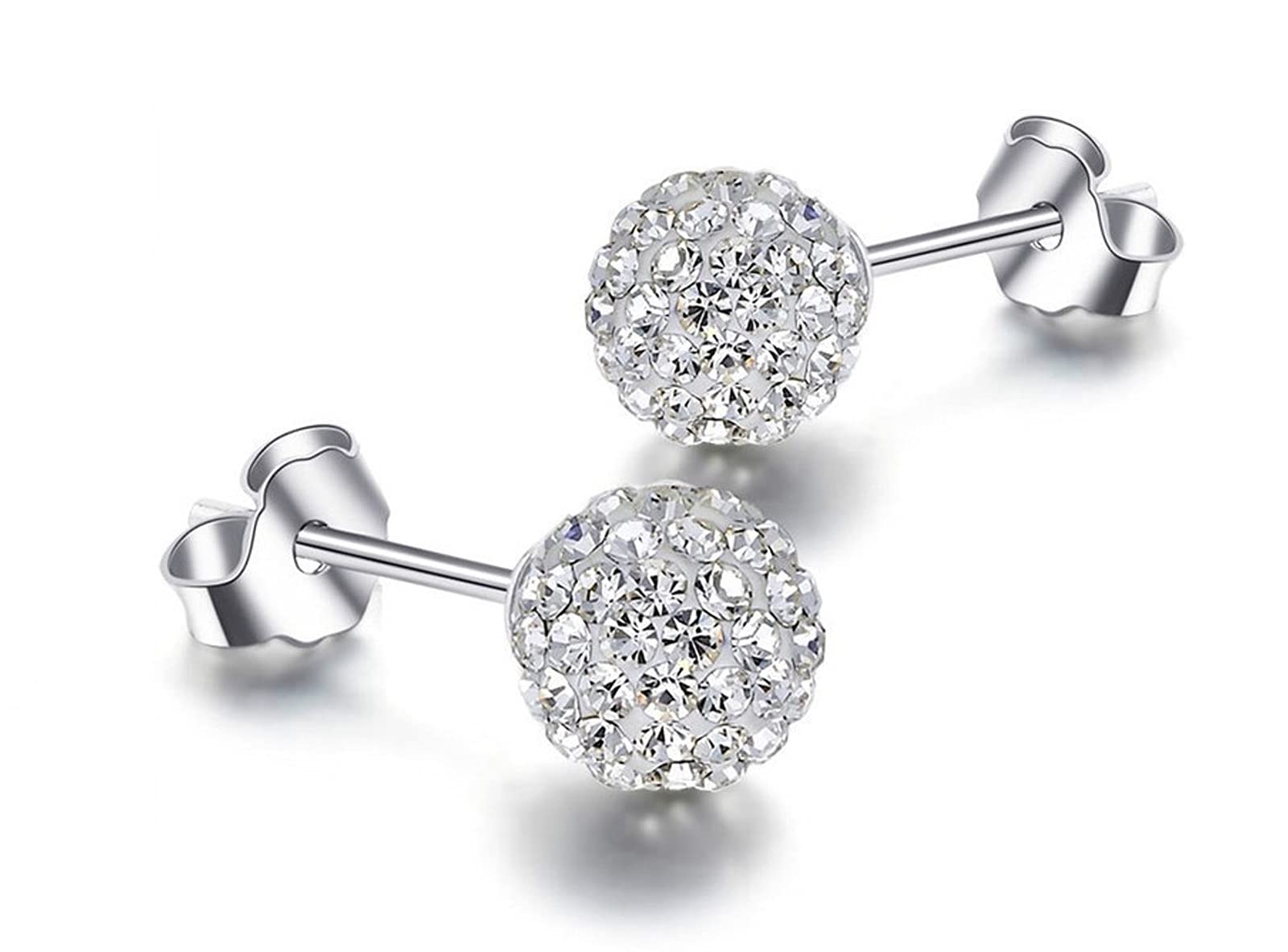 s925 Sterling Silver Stud Earrings Hetero-Shaped Earrings Set Zircon Earrings Hypoallergenic Stud Earrings