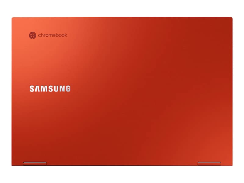 Samsung Galaxy ChromeBook 13 Laptop 13.3" 4K UHD AMOLED Touchscreen (100% Adobe RGB, 100% DCI-P3) Intel Quad-Core i5 Processor 8GB RAM 512GB SSD Backlit Fingerprint USB-C ChromeOS Fiesta Red