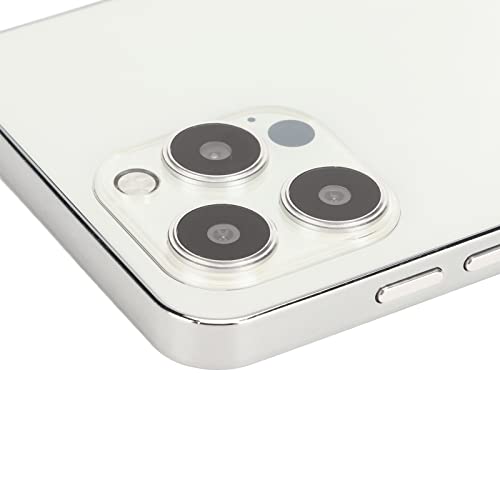 VINGVO Mobile Phone, 100V to 240V 6.7 Inch HD Screen Smartphone RAM 4GB ROM 128GB Dual Card Dual Standby for Phone Calls (White)