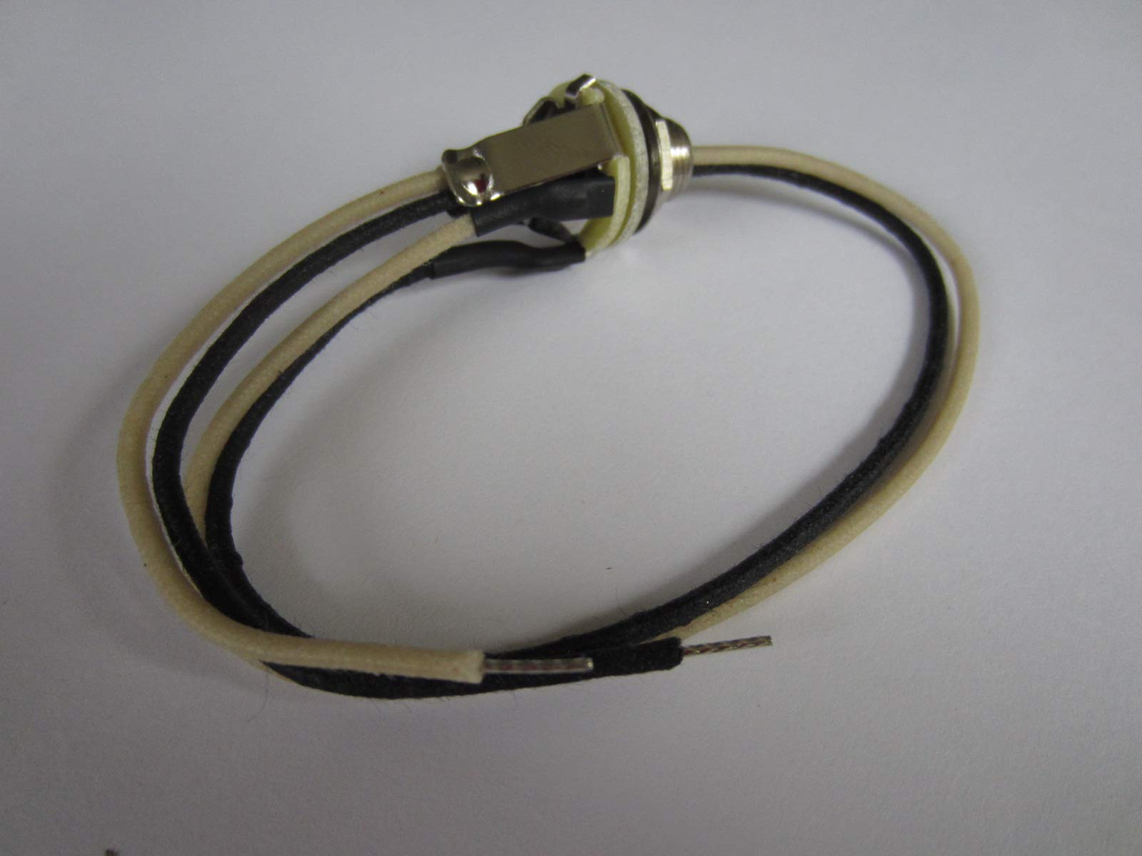 Pre-Wired Pure Tone PTT1 Multi-Contact Mono Input/Output Jack for Guitar (Nickel)