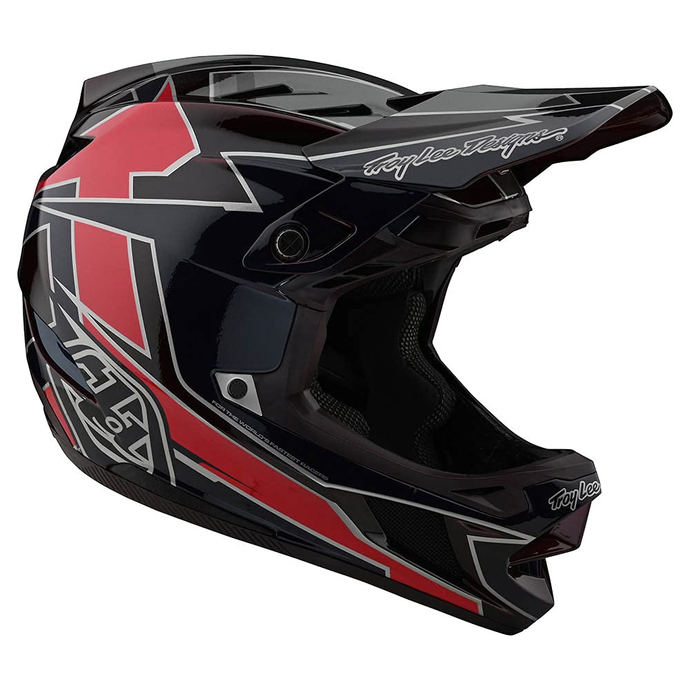 Troy Lee Designs Adult|Downhill|Bicycle|BMX|Full Face D4 Composite Helmet Graph W/MIPS (Red, 2X)