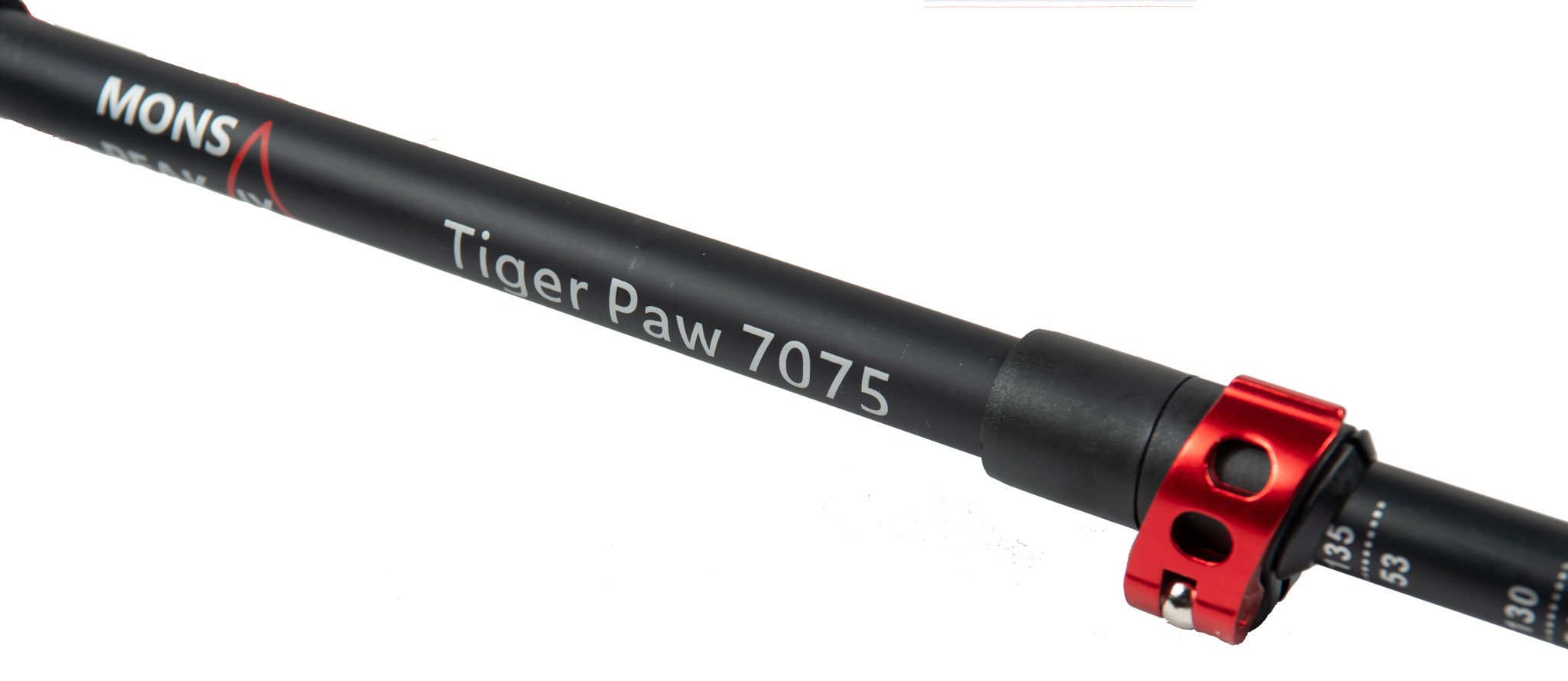 Mons Peak IX Tiger Paw 7075 Trekking Poles for Hiking, Trekking, Walking, Snowshoeing - Cork Grip, Collapsible, Adjustable, Telescoping Lightweight