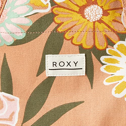 Roxy Women's Anti Bad Vibes Tote Bag, Toasted Nut Bloom Boogie 223, 1SZ