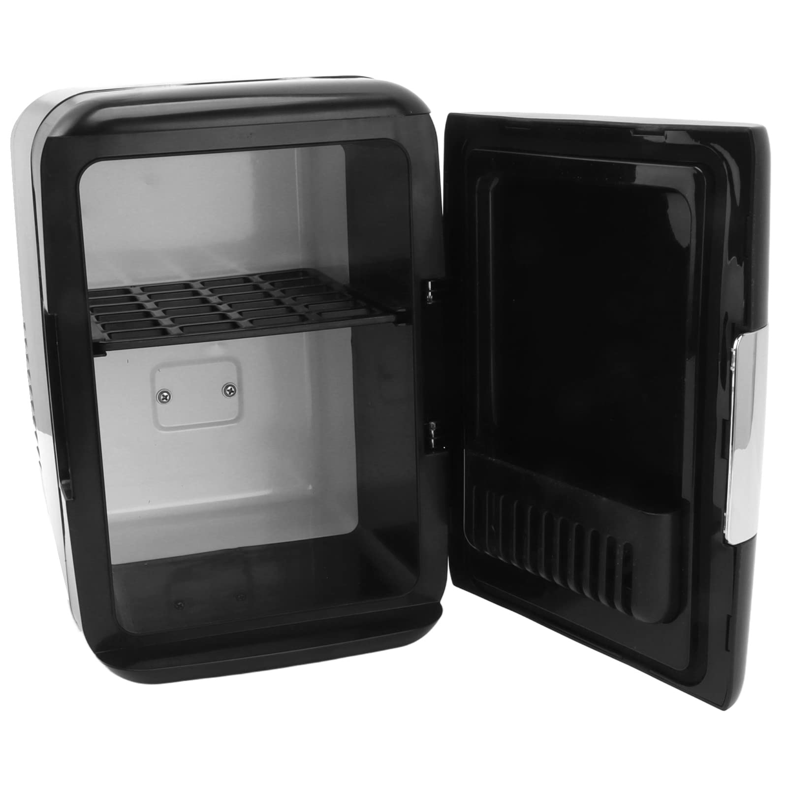 Mini Fridge, 4L 6 Can Cooler & Warmer Portable Compact Refrigerator for Food, Drinks, Skincare, Small Freezer Energy Saving for Bedroom Office Dorm Car Travel (US Plug)