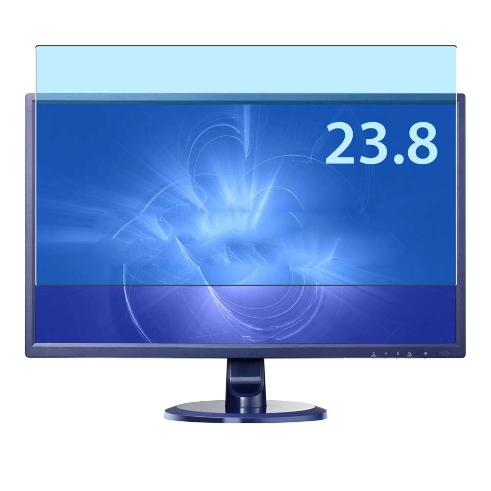 Puccy 2 Pack Anti Blue Light Screen Protector Film, Compatible with IO DATA I O EX-LD2381DNV 23.8" Display Monitor TPU Guard ( Not Tempered Glass Protectors )