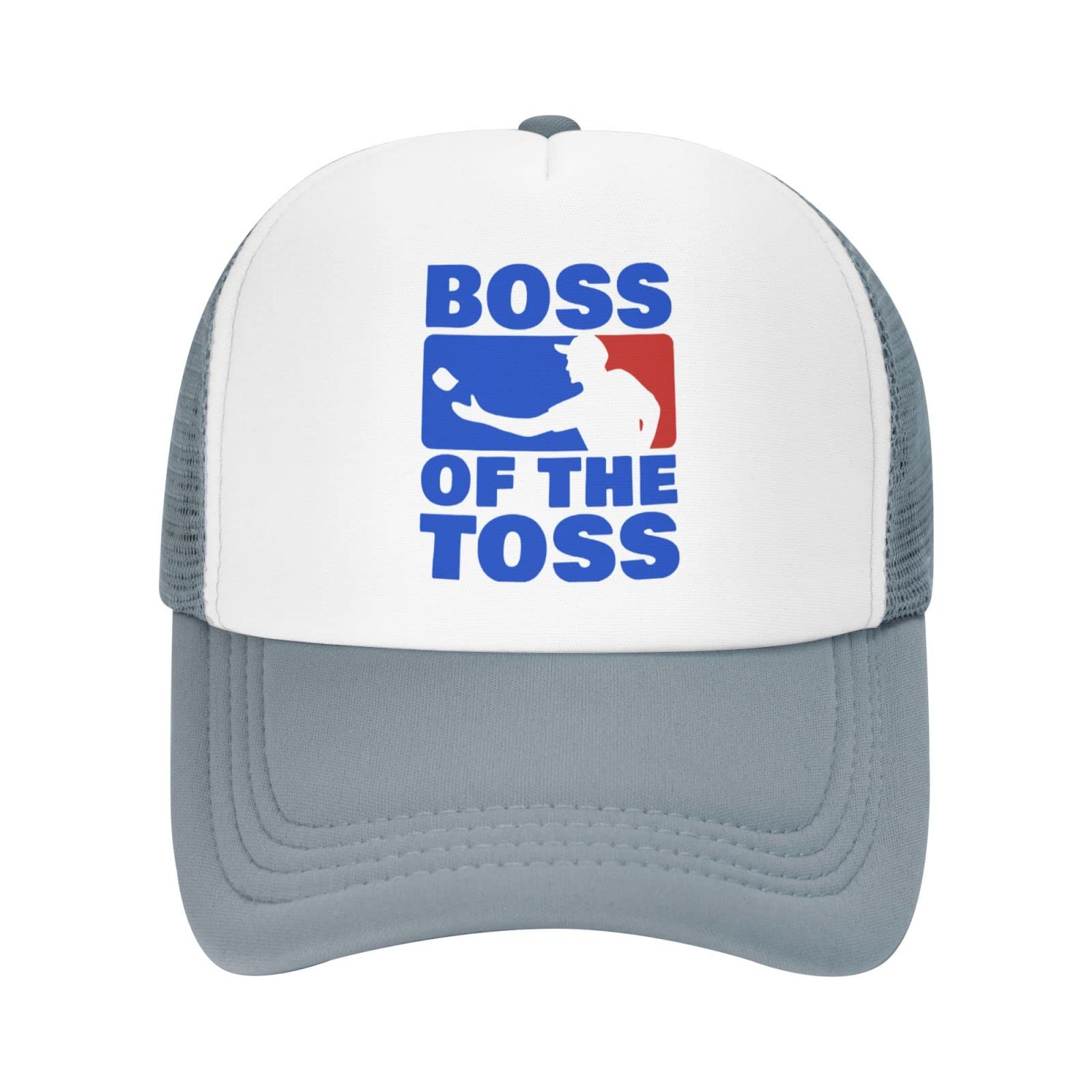 Sun Mesh Hats Summer Outdoor Baseball Cap Breathable Trucker Hat for Men Women Gray