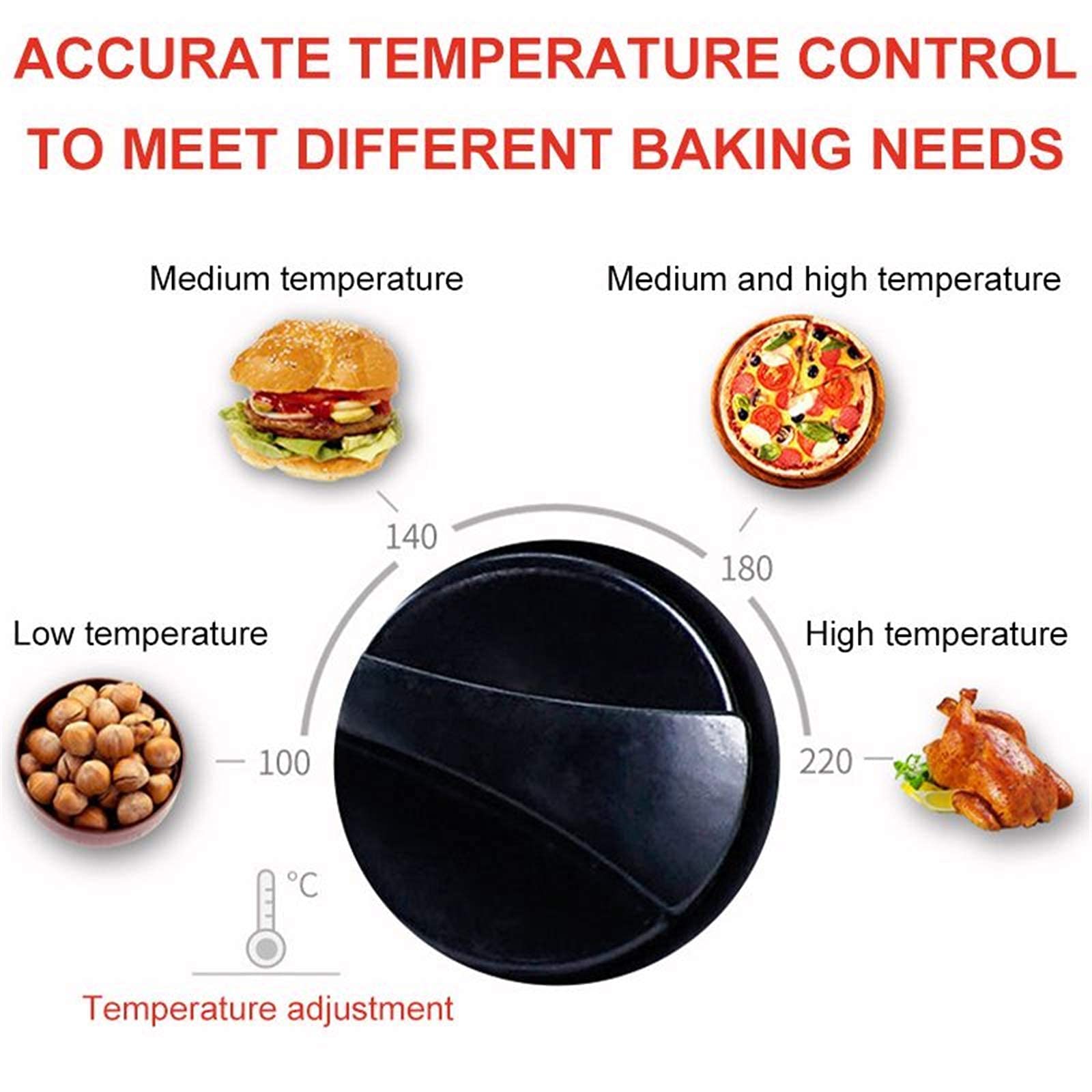 Microwave Oven in Silver Tact Built in Electric Single Oven Stainless Steel Premium Convection Halogen Oven Cooker Ideal for Roasting,Baking