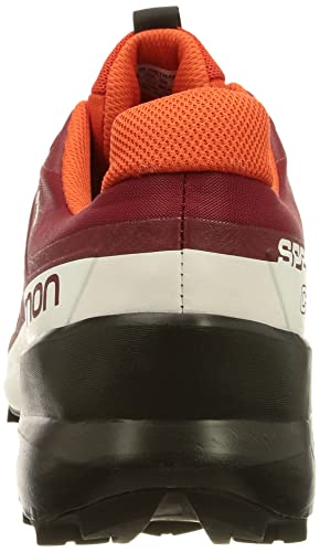 Salomon Speedcross 5 Gore-tex Trail Running Shoes for Men, Monument/Black/Saffron, 9.5