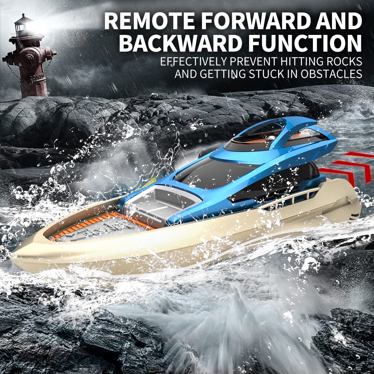LONMAHOVER RC Boat Mini,Remote Control Boat for Pools and Lakes,2.4ghz RC Boats for Kids,Low Battery Alarm,Suitable for Multiple People to Compete Together (Purple)
