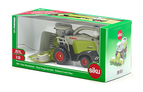 SIKU 1993, Claas Forage Harvester, 1:50, Metal/Plastic, Green, Folding and Removable Harvester